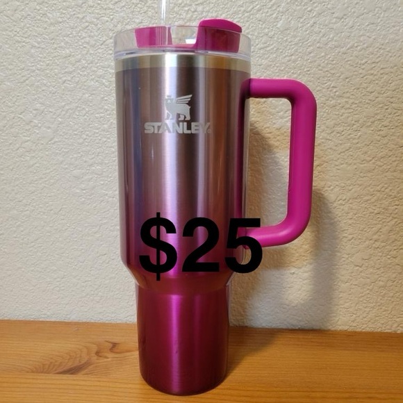 Stanley | Kitchen | Stanley Metallic Pink Travel Mug | Poshmark